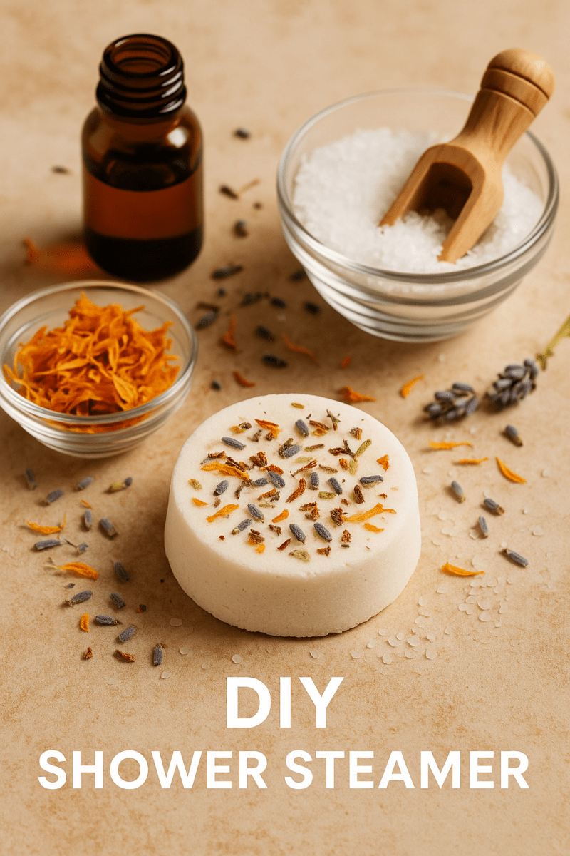 DIY Aromatherapy Shower Steamer Recipe | Natural Essential Oils for Spa ...