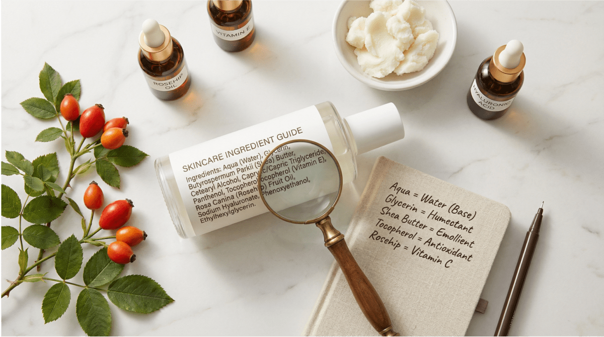 How to Read a Cosmetic Ingredient Label: INCI Explained