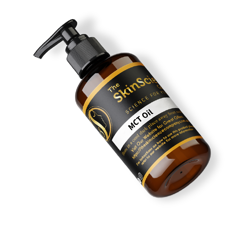 Pure MCT Oil - Caprylic/Capric Triglyceride for Skincare & Hair Care ...